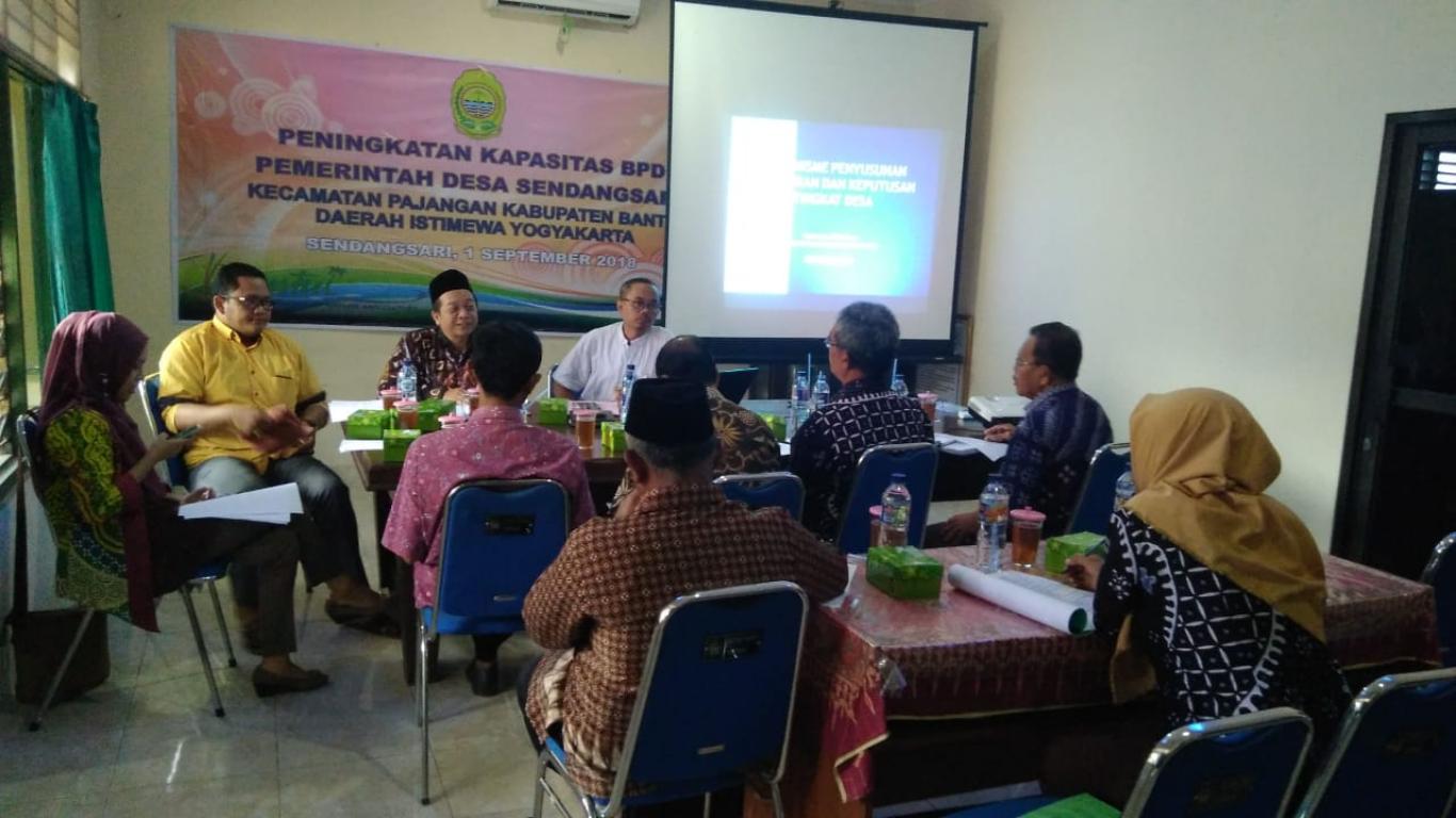 PENINGKATAN KAPASITAS BPD - Website Kalurahan Sendangsari